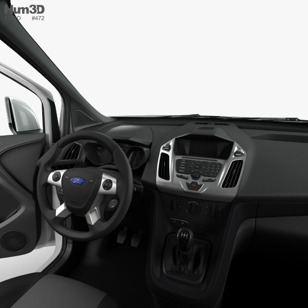 Ford Transit Connect LWB com interior 2016 Modelo 3D - Baixar Van no ...