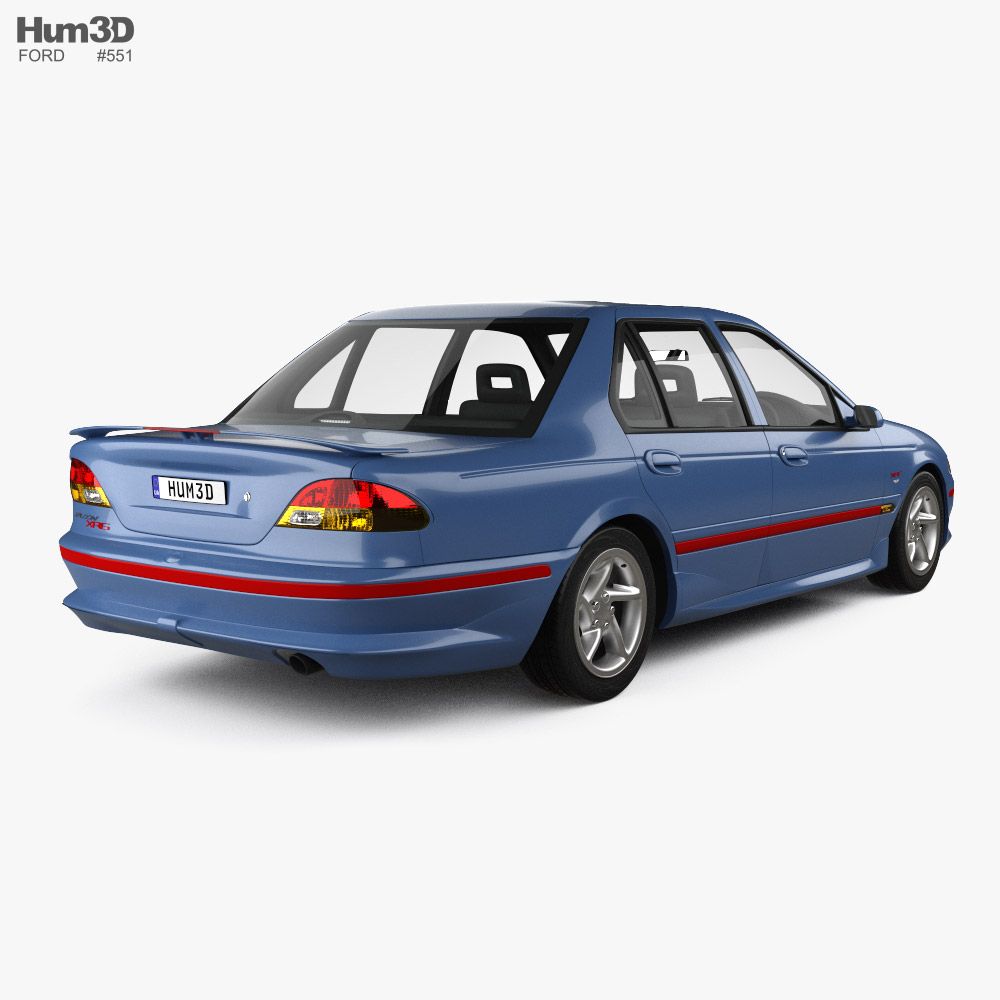 Ford Falcon XR6 2010 3D 모델 - 다운로드 Sedan on 3DModels.org