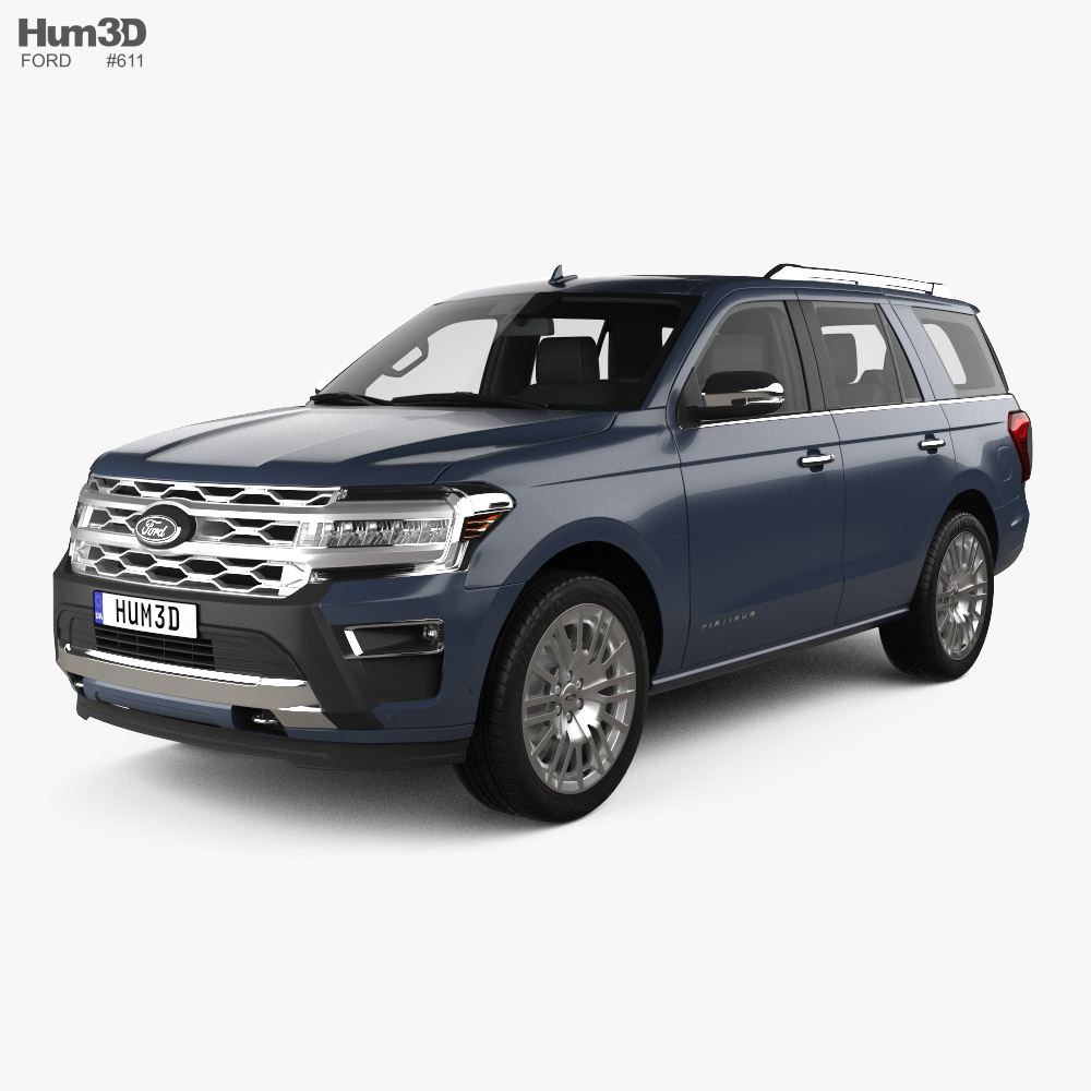 Ford Expedition Platinum 2025 3D 모델 - 다운로드 Crossover SUV on 3DModels.org