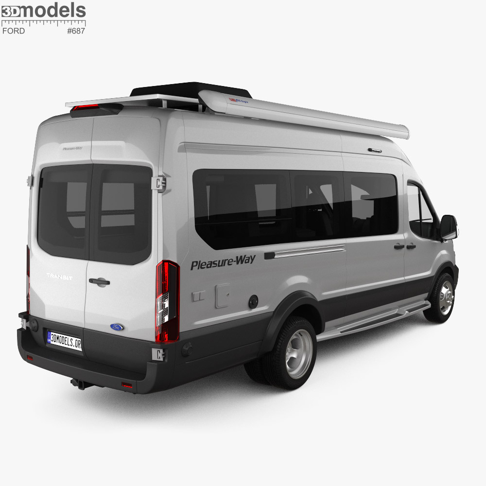 Ford Transit Pleasure-Way Ontour 2026 3D model - Download Van on ...