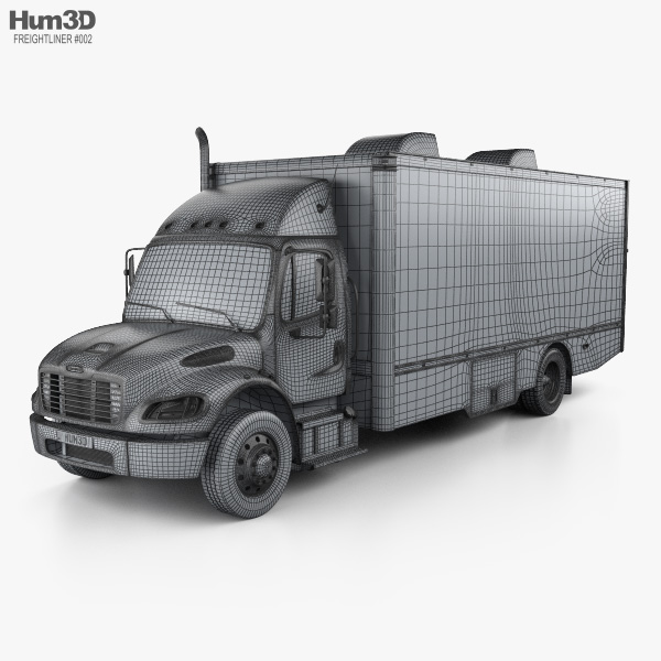 Freightliner M2 106 Custom Tool Truck 2014 3D model - Download Truck on ...