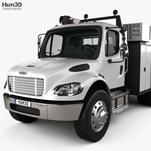 Freightliner M2 106 Utility Truck 2017 3D model - Download Truck on ...
