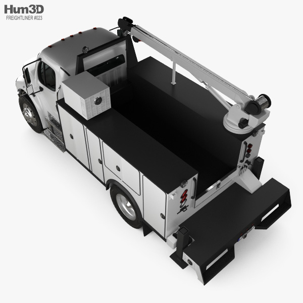 Camión Utilitario Freightliner M2 106 2017 Modelo 3D - Descargar Camión ...