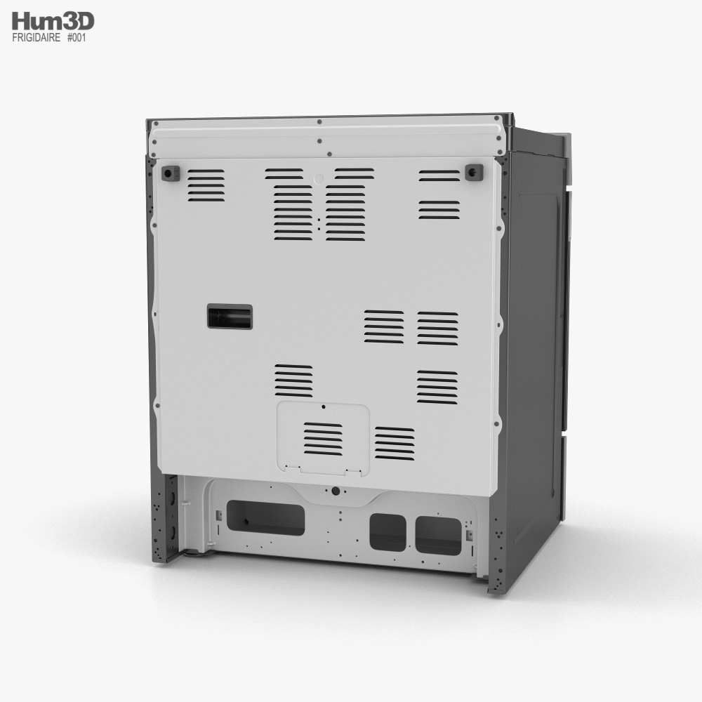 Frigidaire Induction Range Oven 3D model - Download Home Appliances on ...