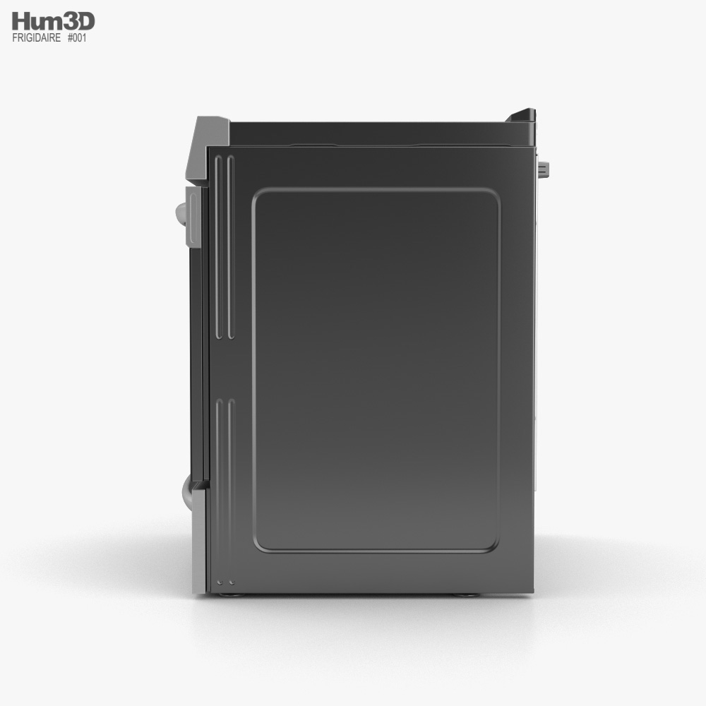 Frigidaire Induction Range Oven 3D model - Download Home Appliances on ...