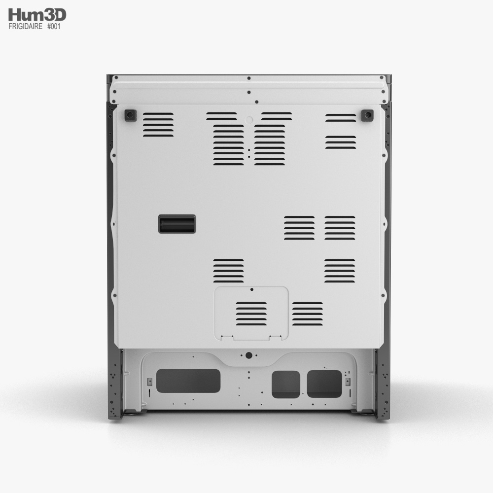 Frigidaire Induction Range Oven 3D model - Download Home Appliances on ...
