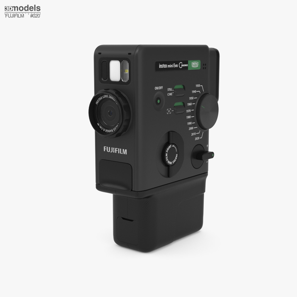 Fujifilm Instax Mini Evo Cinema Kamera 3D-Modell - Herunterladen ...