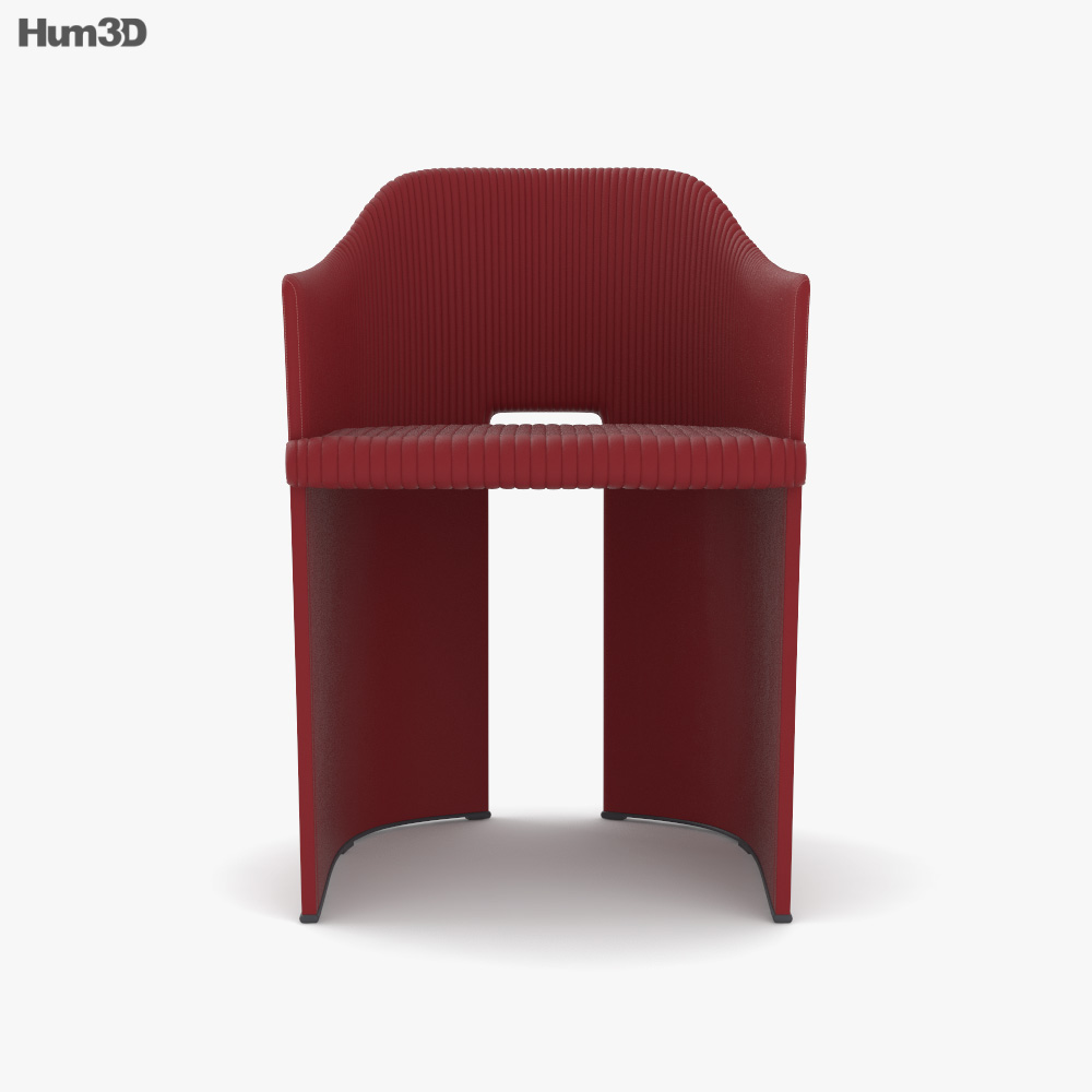 Afra and Tobia Scarpa 8551 Artona Chair 3D model - Download Chair on ...
