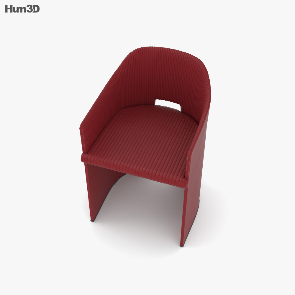 Afra and Tobia Scarpa 8551 Artona Chair 3D model - Download Chair on ...