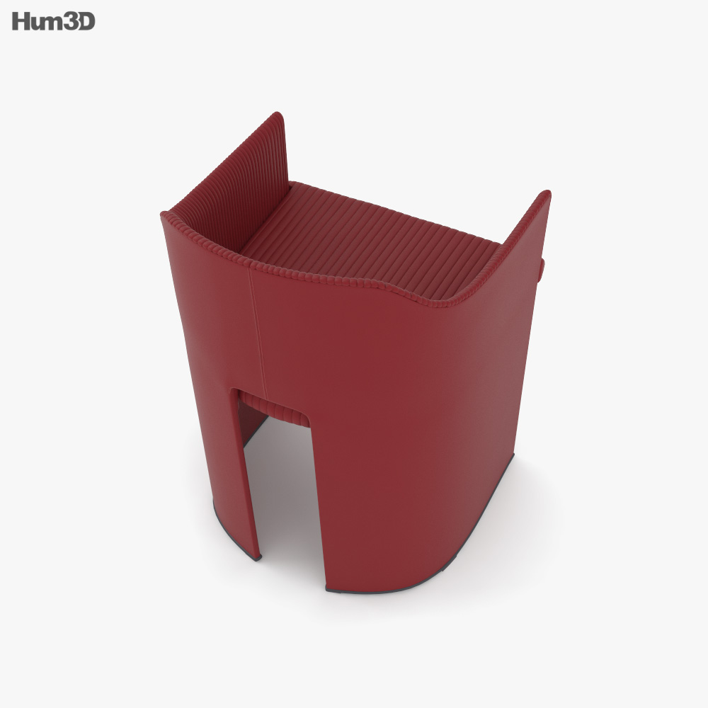 Afra and Tobia Scarpa 8551 Artona Chair 3D model - Download Chair on ...