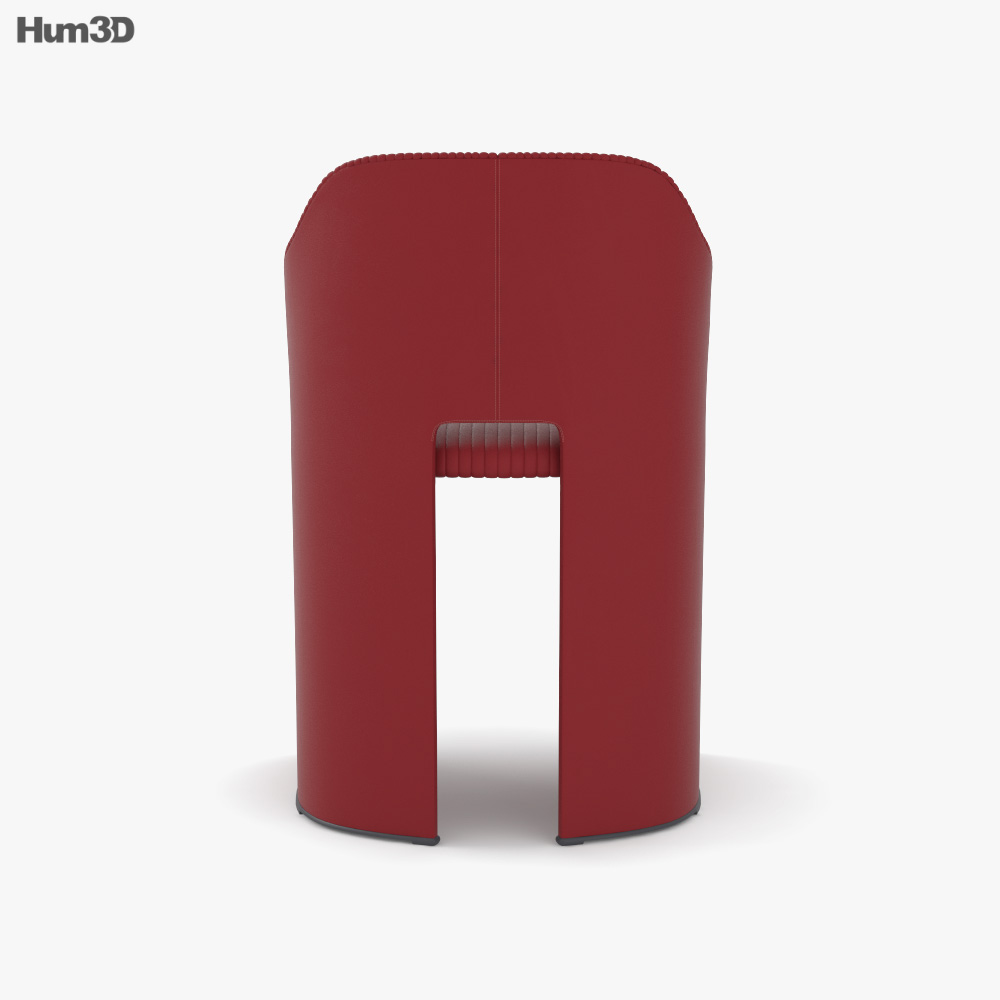 Afra and Tobia Scarpa 8551 Artona Chair 3D model - Download Chair on ...