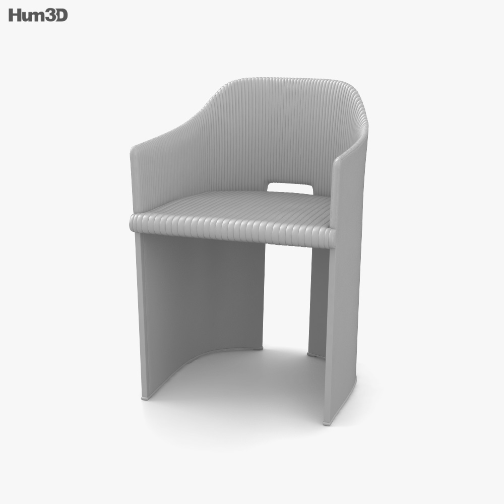 아프라와 토비아 스카르파 8551 아르토나 레드 체어 3D 모델 - 다운로드 의자 on 3DModels.org
