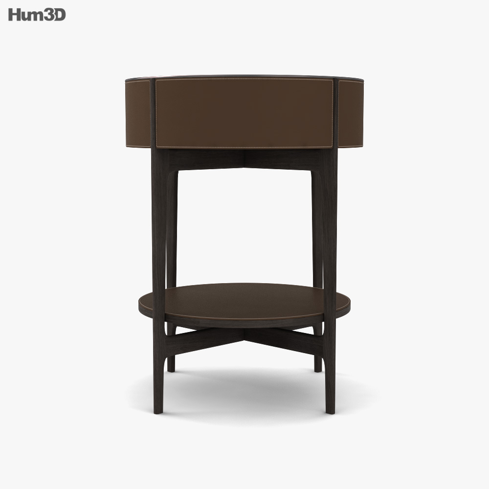 Alivar Round Bedside table 3D model - Download Table on 3DModels.org