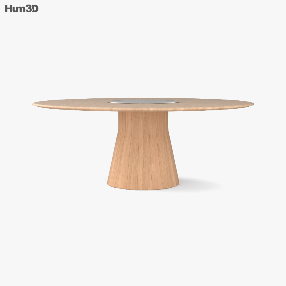 Andreu World Reverse Wood table 3D model - Download Table on 3DModels.org