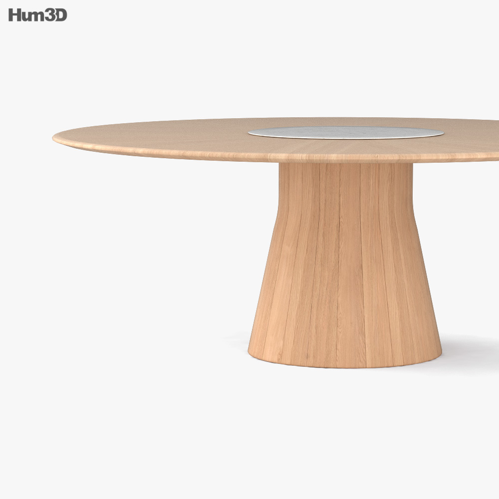 Andreu World Reverse Wood table 3D model - Download Table on 3DModels.org