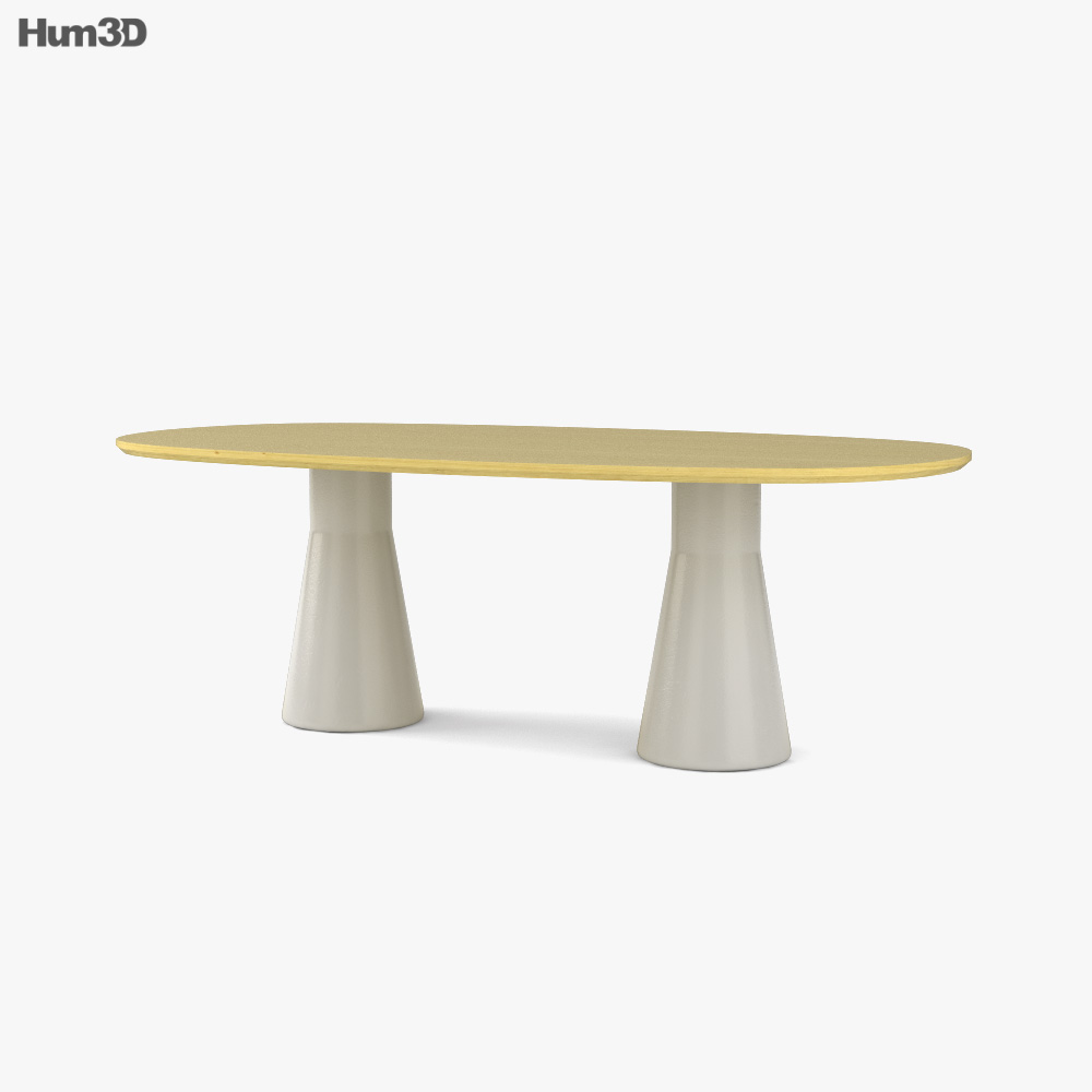 Andreu World Reverse Conference table 3D model - Download Table on ...