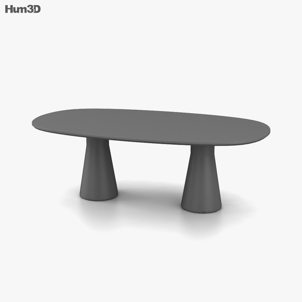 Andreu World Reverse Conference table 3D model - Download Table on ...