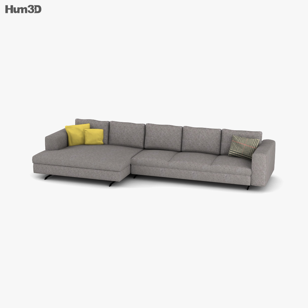 Arflex Lee Sofa 3D model - Download Sofa on 3DModels.org
