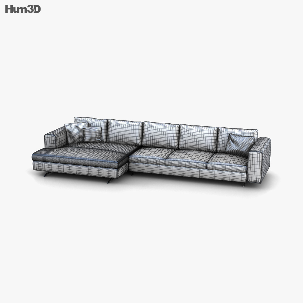 Arflex Lee Sofa 3D model - Download Sofa on 3DModels.org