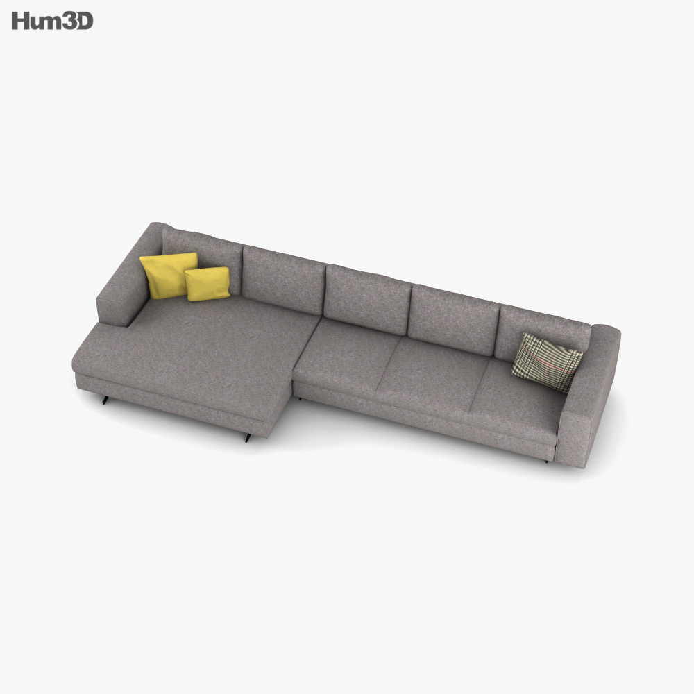 Arflex Lee 沙发 3D模型 - 下载 沙发 on 3DModels.org