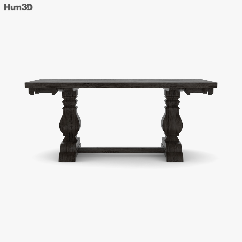 Arhaus Kensington Table 3D model - Download Table on 3DModels.org