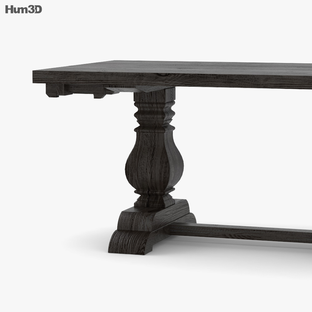 Arhaus Kensington Table 3D model - Download Table on 3DModels.org