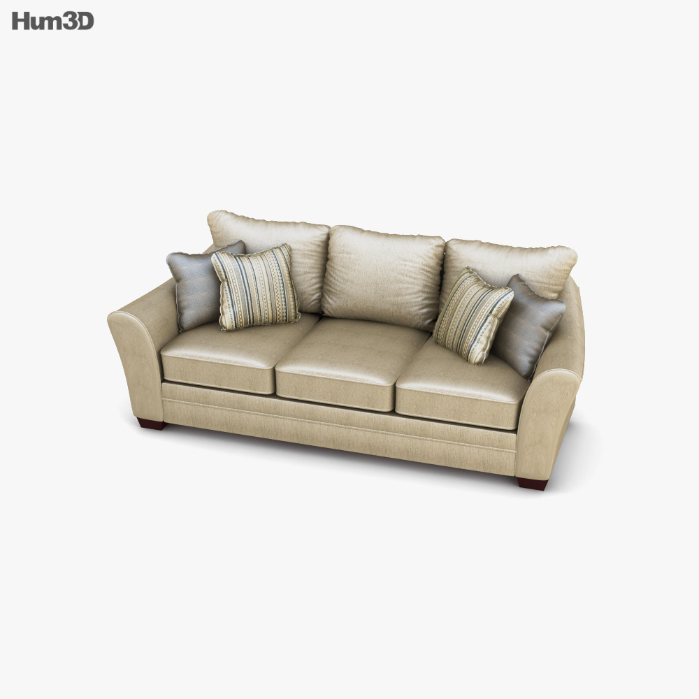 Ashley Lena – Putty Sofa 3D model - Download Sofa on 3DModels.org