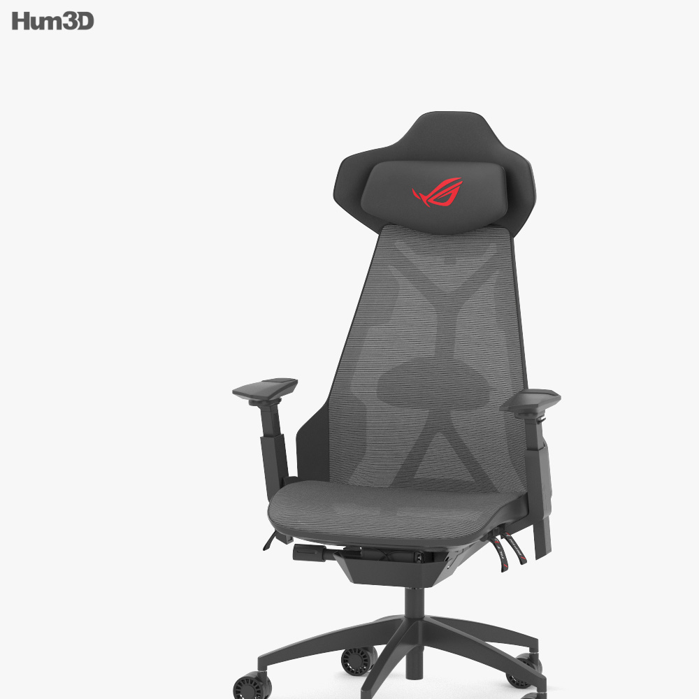 Silla Gaming Ergonómica Asus ROG Destrier Modelo 3D - Descargar Sillón ...