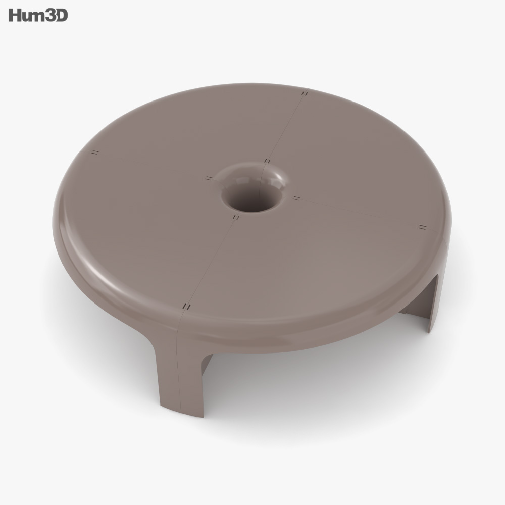 B-Line 4×4 Coffee table 3D model - Download Table on 3DModels.org