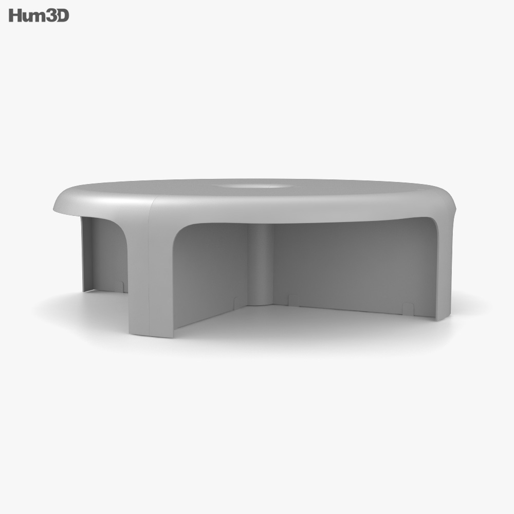 B-Line 4×4 Coffee table 3D model - Download Table on 3DModels.org