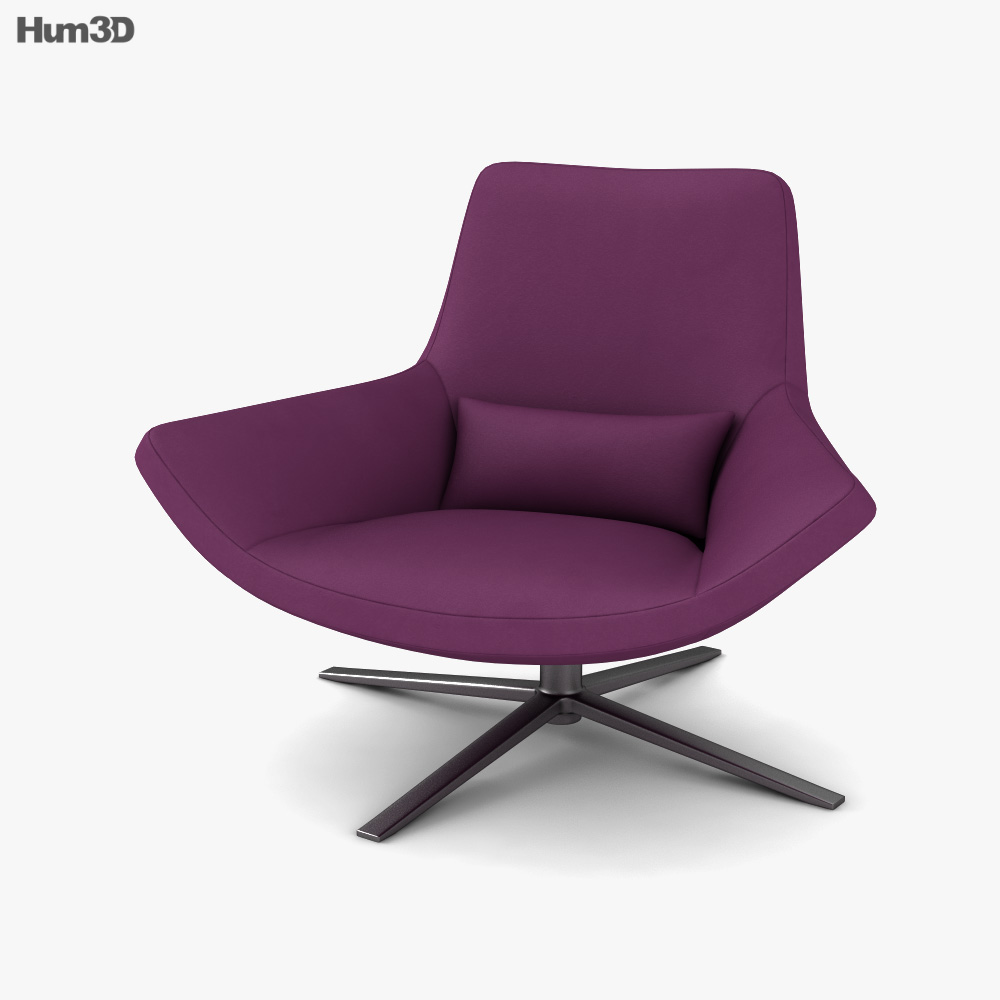 B and B Metropolitan 14 Armchair 3D model - Download Armchair on ...