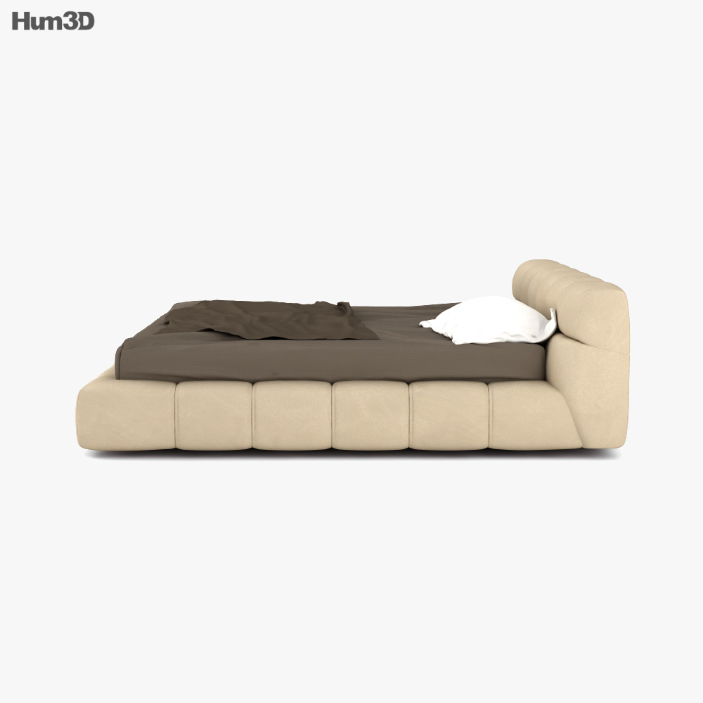 B and B Tufty Bed 3D model - Download Bed on 3DModels.org