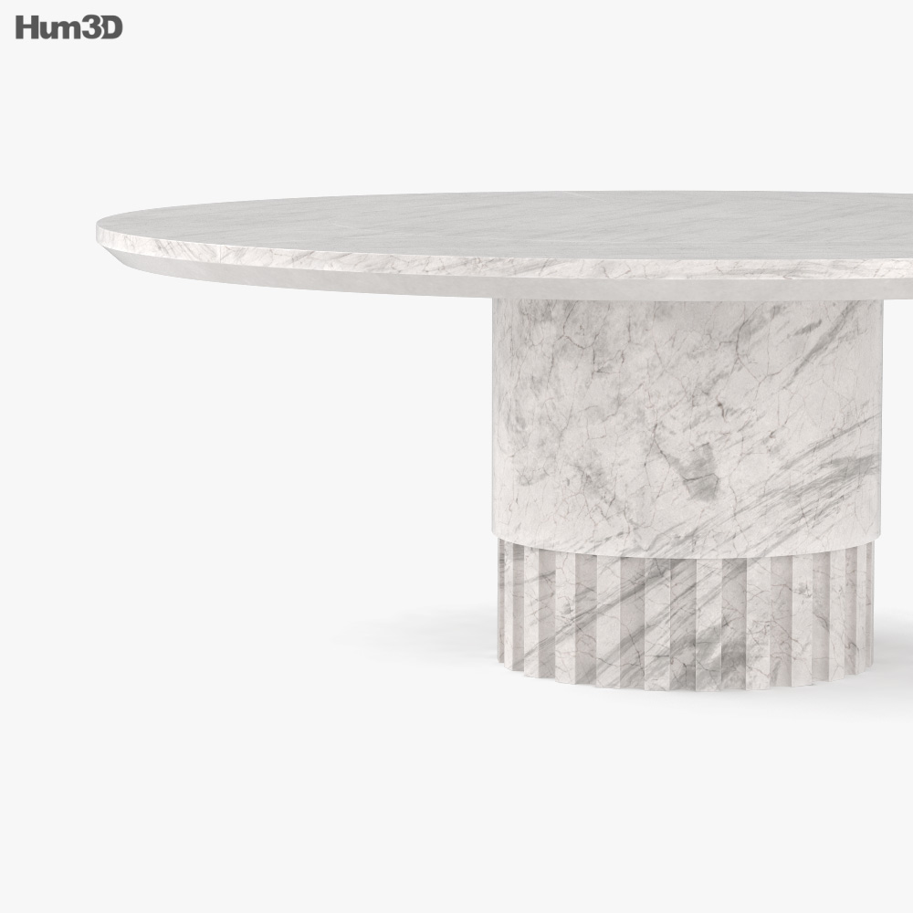 Baker Agora Round table 3D model - Download Table on 3DModels.org