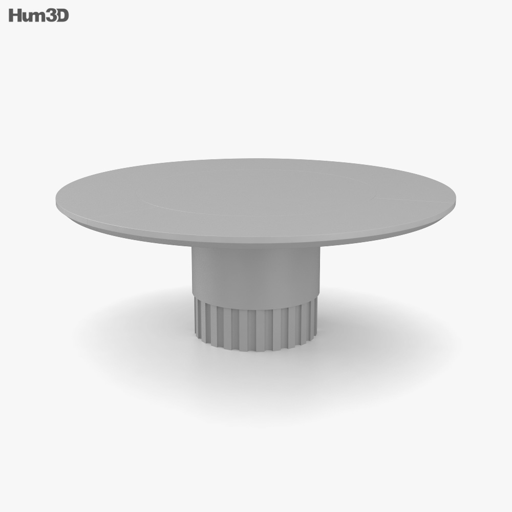 Baker Agora Round table 3D model - Download Table on 3DModels.org