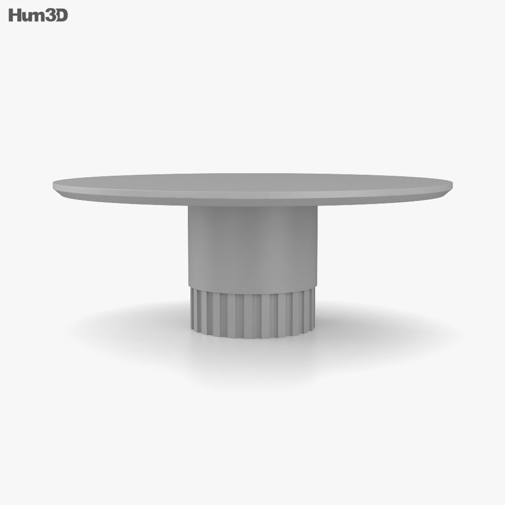 Baker Agora Round table 3D model - Download Table on 3DModels.org