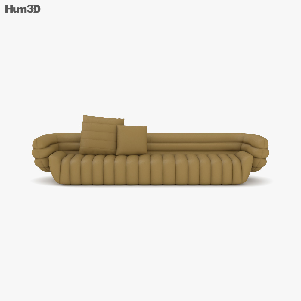 Baxter Tactile Sofa 3D model - Download Sofa on 3DModels.org