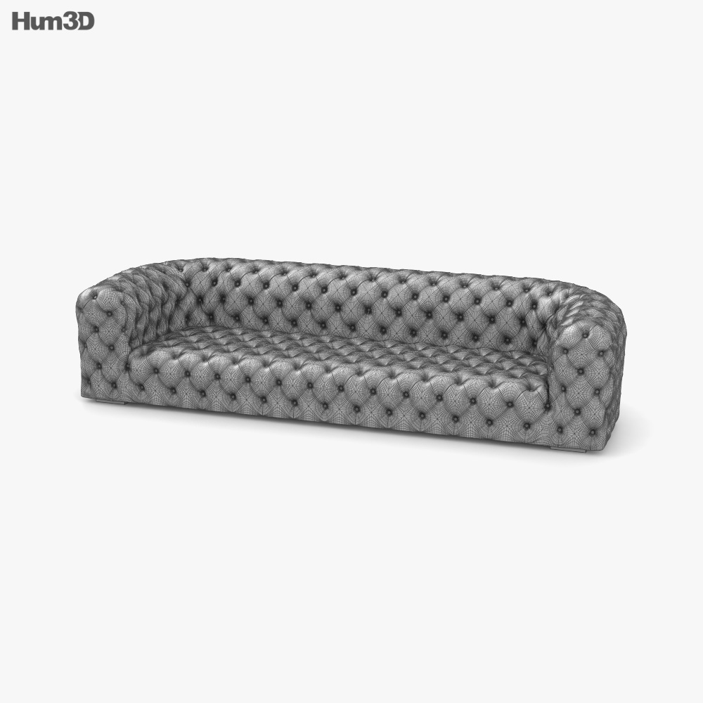 Sofá Baxter Moon Acolchado de Lujo Modelo 3D - Descargar Sofá on ...
