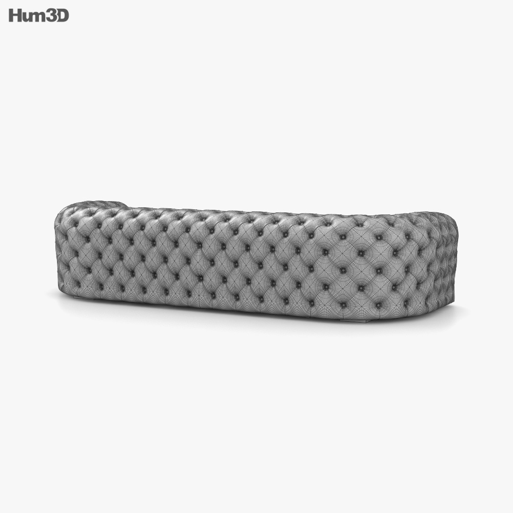 Sofá Baxter Moon Acolchado de Lujo Modelo 3D - Descargar Sofá on ...