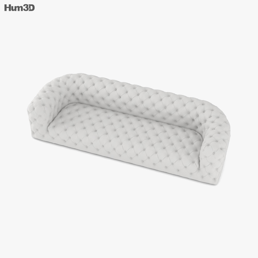 Sofá Baxter Moon Acolchado de Lujo Modelo 3D - Descargar Sofá on ...
