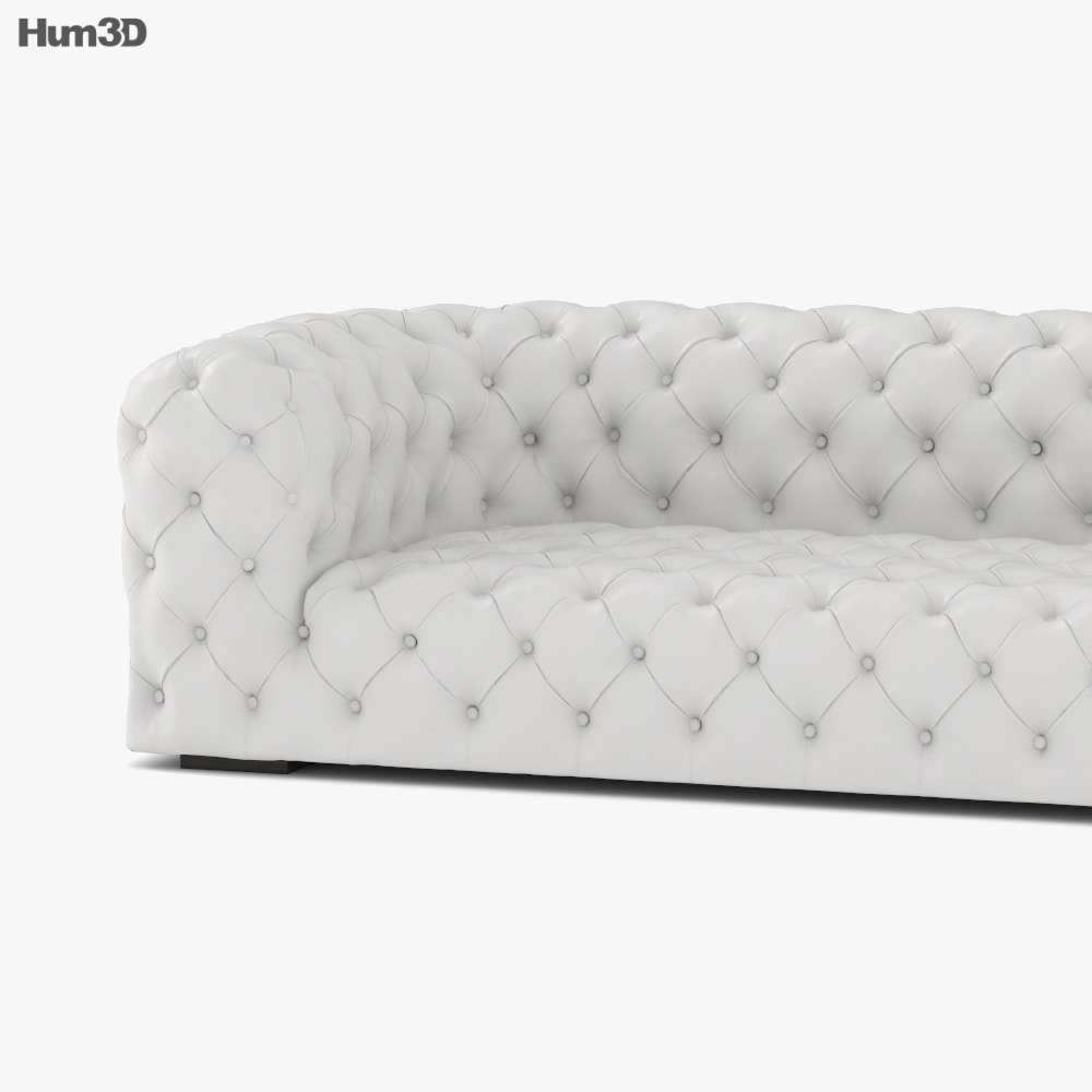 Sofá Baxter Moon Acolchado de Lujo Modelo 3D - Descargar Sofá on ...