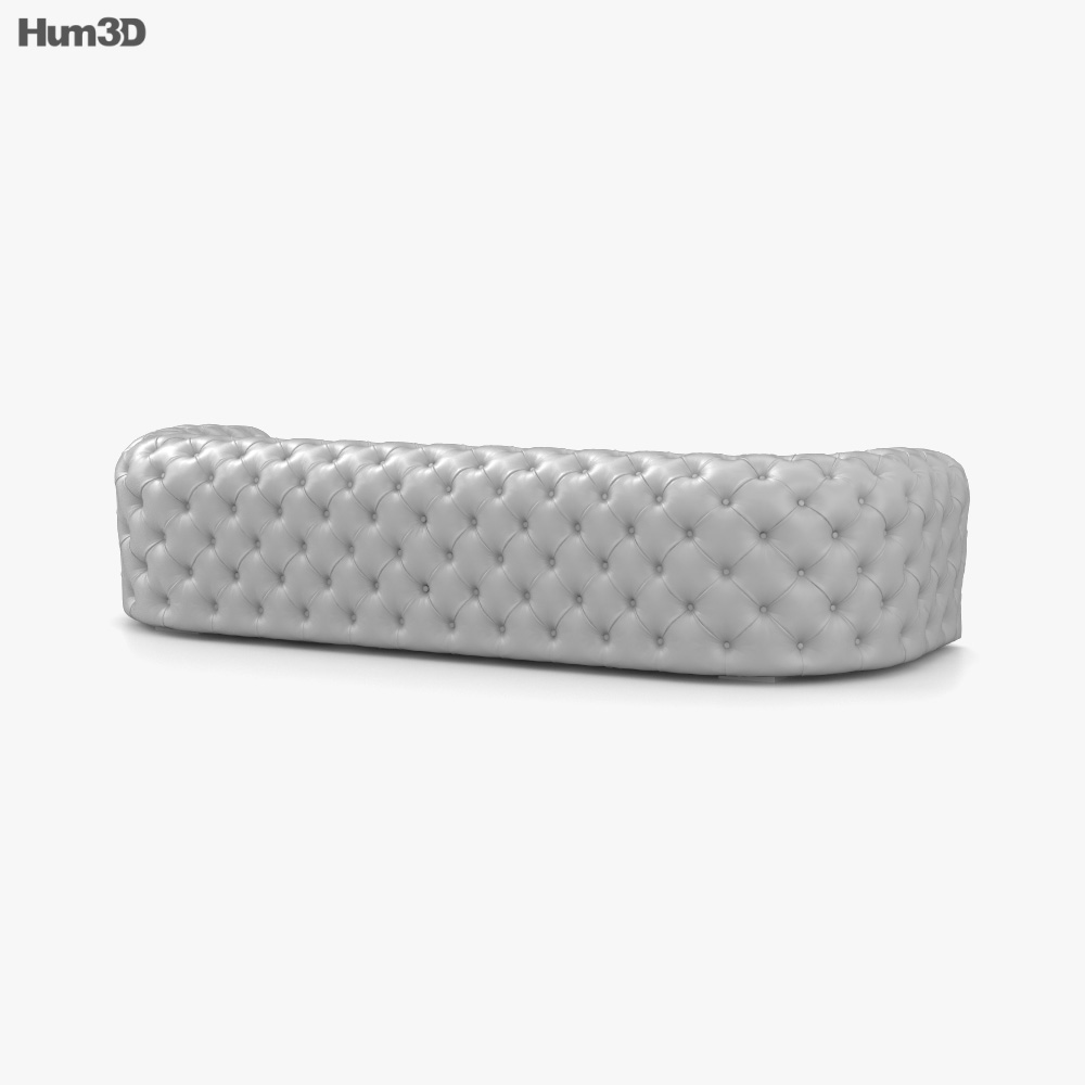 Baxter Moon Sofa 3D model - Download Sofa on 3DModels.org