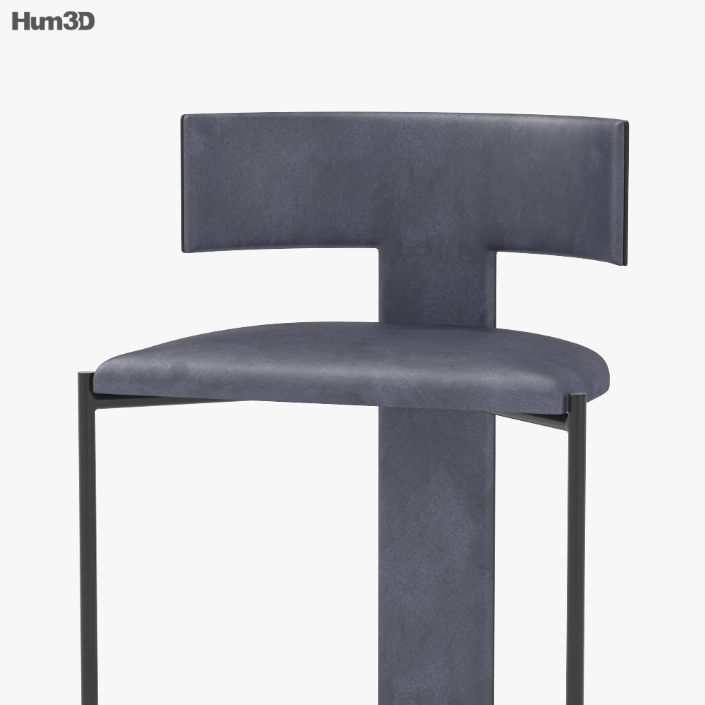 Baxter Zefir Chair 3D model - Download Chair on 3DModels.org