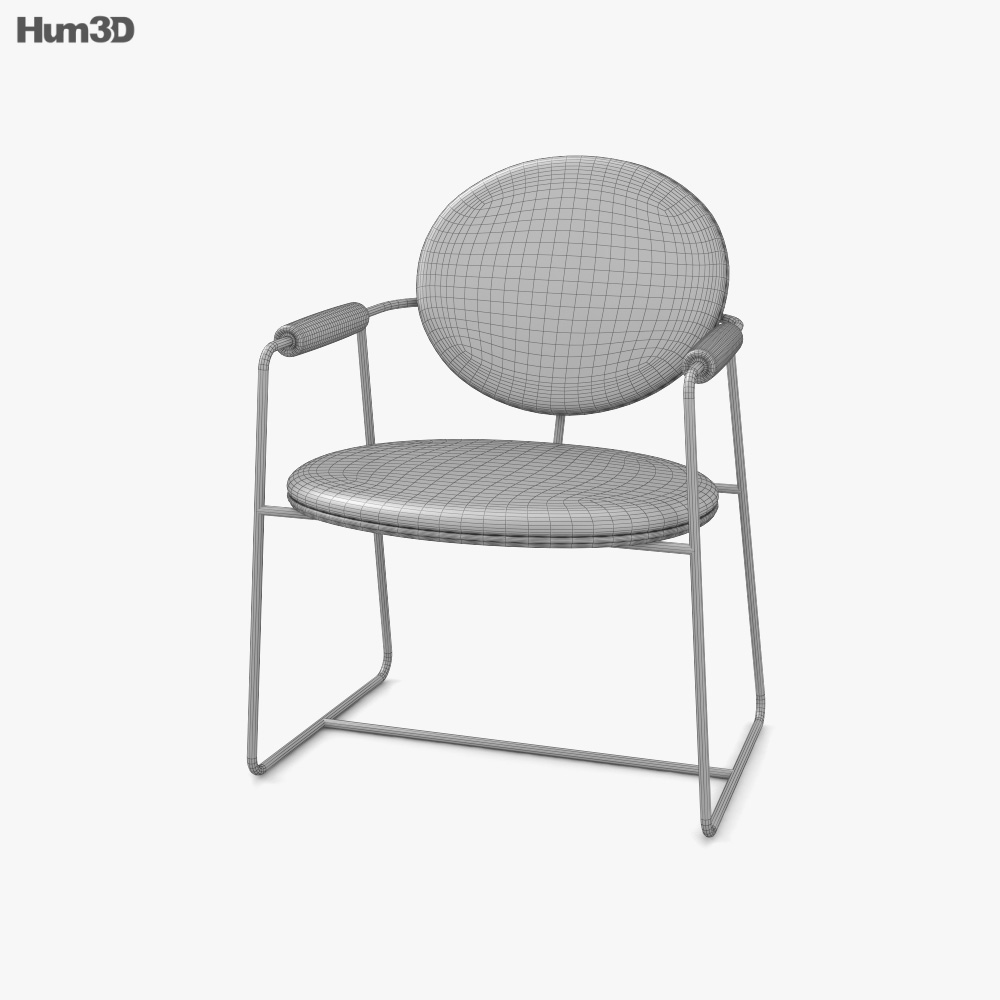 Baxter Gemma Chair 3D model - Download Chair on 3DModels.org