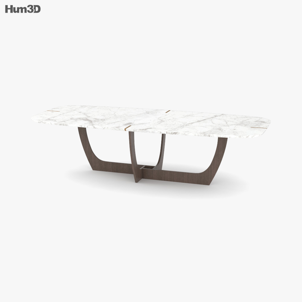 Baxter Romeo Dining table 3D model - Download Table on 3DModels.org