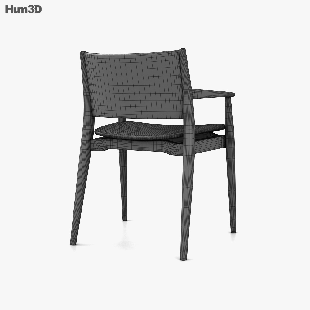 Billiani Blazer 629 Chair 3D model - Download Chair on 3DModels.org
