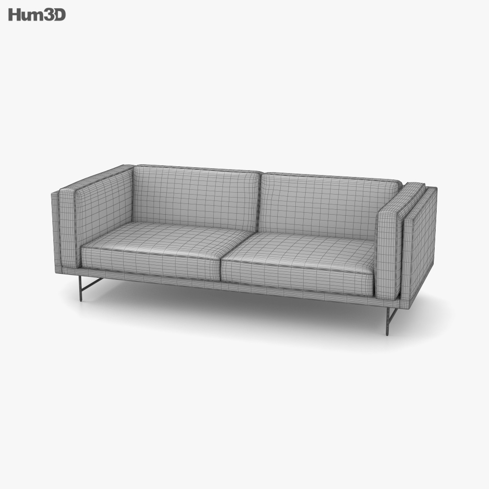 Sofá Bludot Bank en Gris Carbón Modelo 3D - Descargar Sofá activado ...