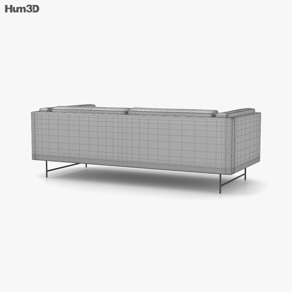 Sofá Bludot Bank en Gris Carbón Modelo 3D - Descargar Sofá activado ...