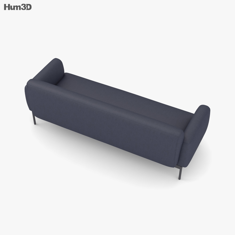 Sofá Bludot Puff Puff con Patas Metálicas Modelo 3D - Descargar Sofá ...