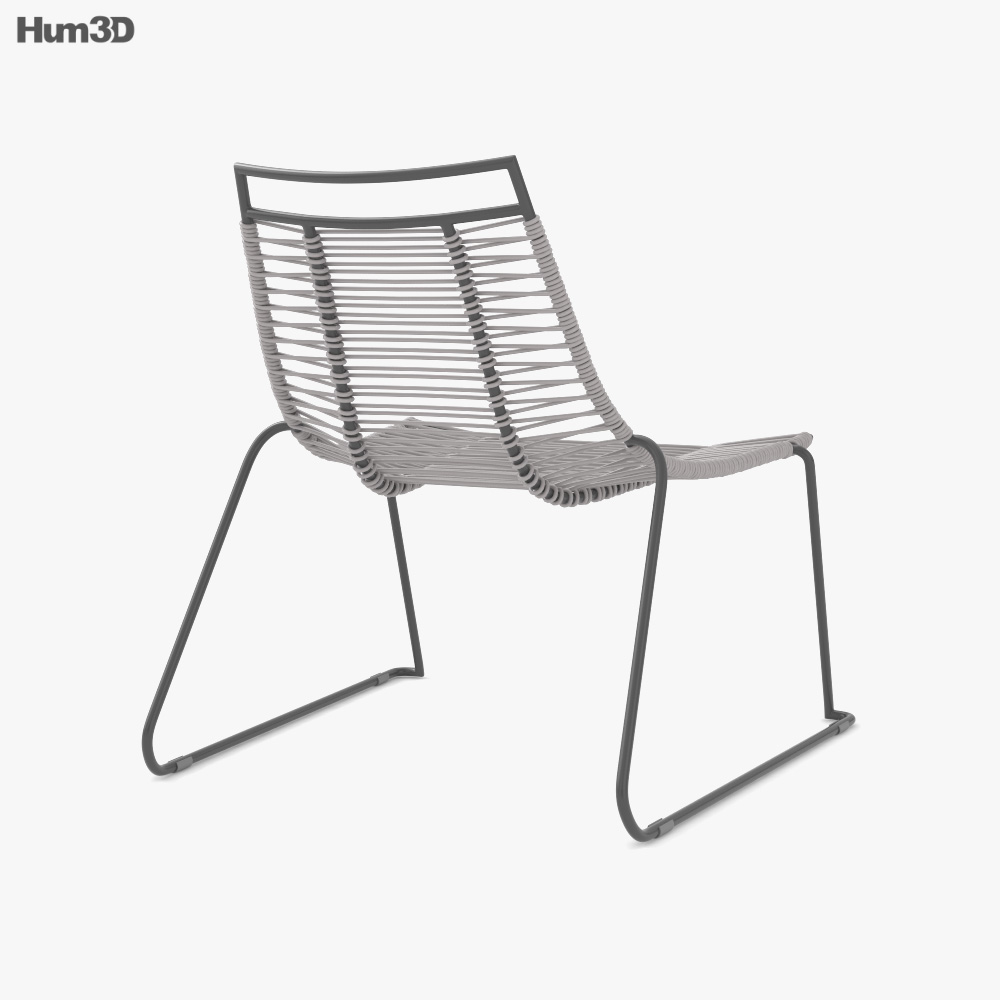 BoConcept Elba Lounge chair 3D model - Download Chair on 3DModels.org