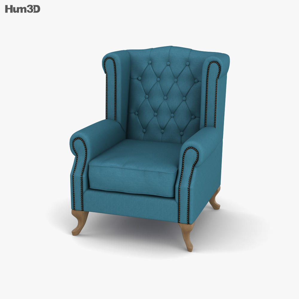Brosa Nottage Armchair 3D model - Download Armchair on 3DModels.org